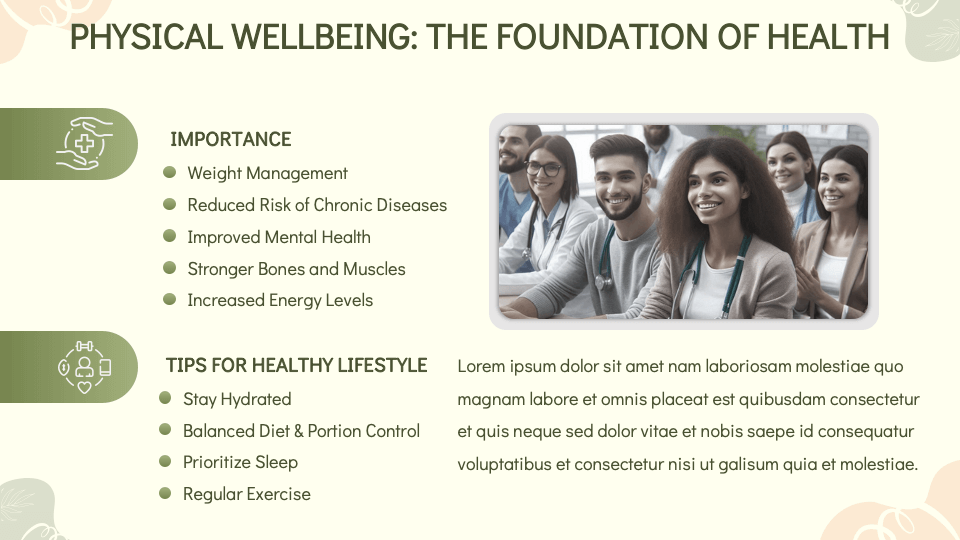 Free - Health and Wellbeing Workshop Template for Google Slides and ...