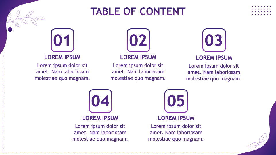 Modern Purple Presentation for Google Slides and PowerPoint