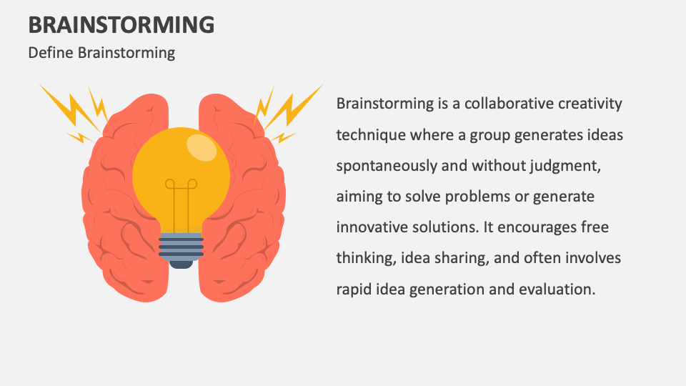 Brainstorming Template for PowerPoint and Google Slides - PPT Slides
