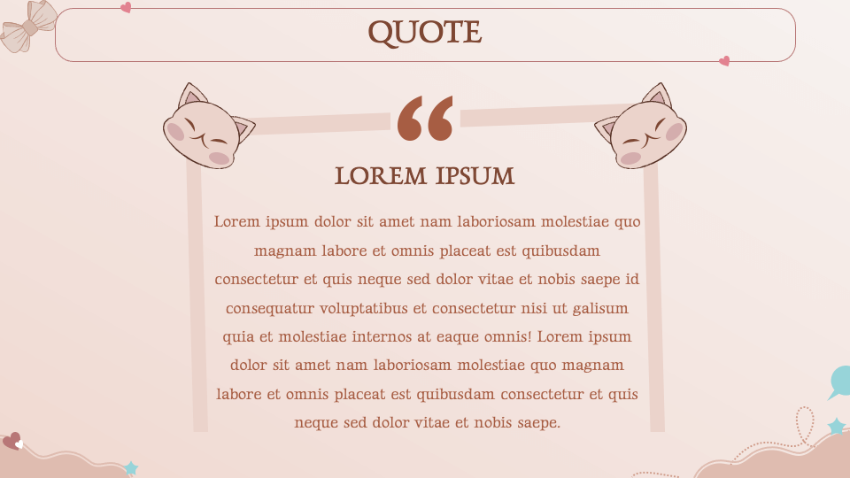 Free Cute Presentation Theme for Google Slides and PowerPoint