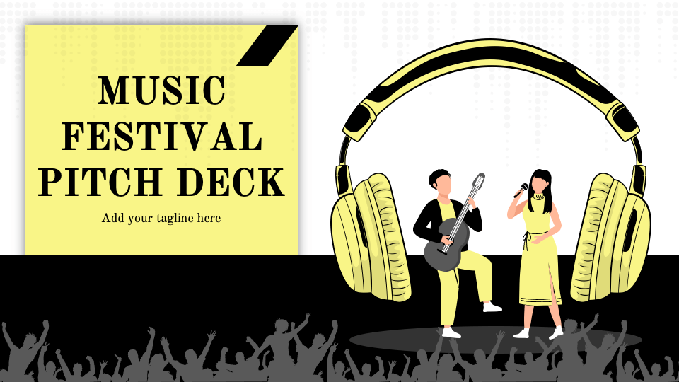 Music Festival Pitch Deck for PowerPoint and Google Slides - PPT Slides