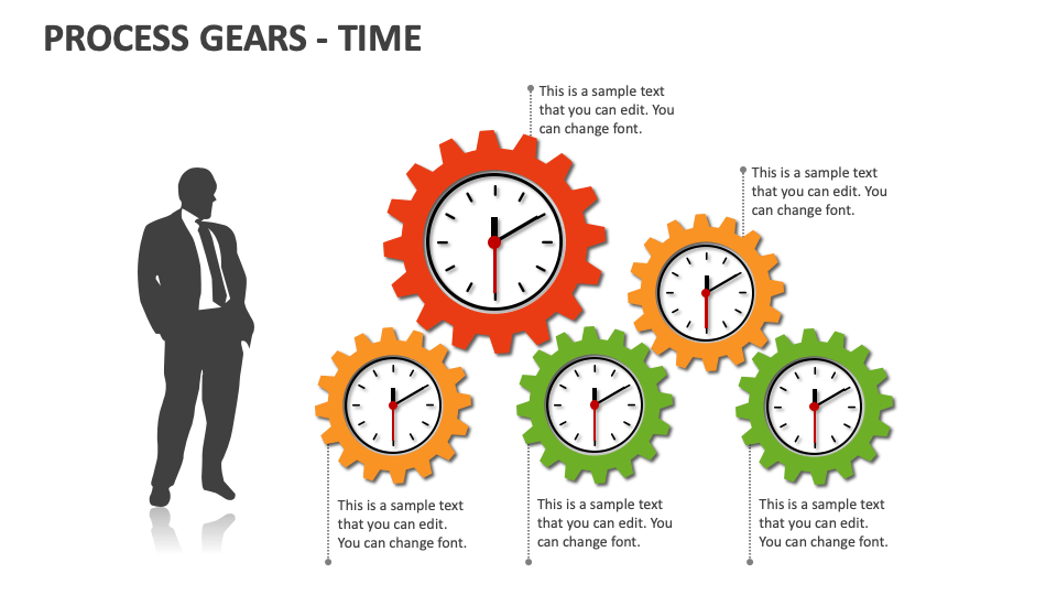 Process Gears - Time Template for PowerPoint and Google Slides - PPT Slides