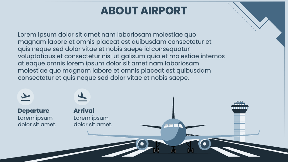 Free Airport Theme for Google Slides and PowerPoint