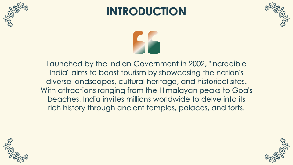 Free Incredible India Presentation Template for Google Slides and ...