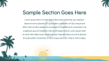 Free Beach Sunset Theme for Google Slides and PowerPoint