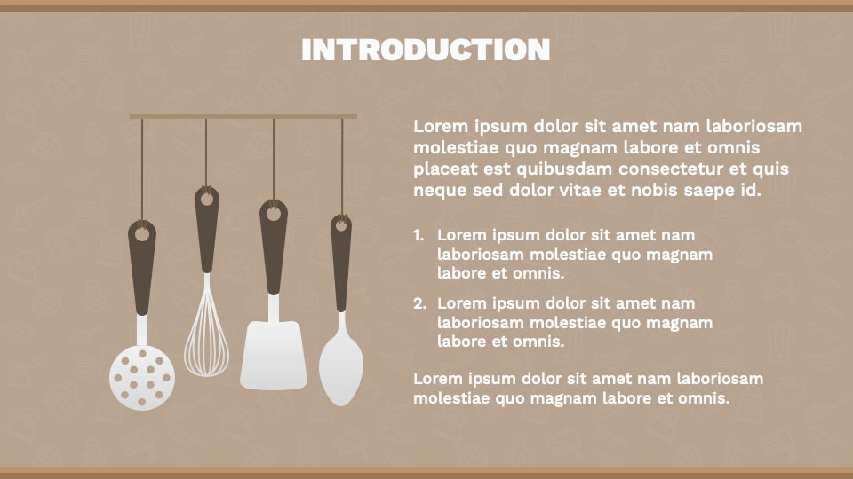 Free Kitchen Presentation Theme for Google Slides and PowerPoint