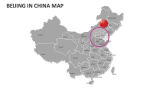 Beijing Map for Google Slides and PowerPoint - PPT Slides