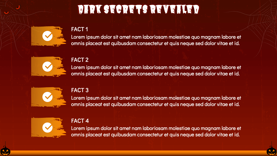 Scary Presentation Theme for Google Slides and PowerPoint - PPT Slides