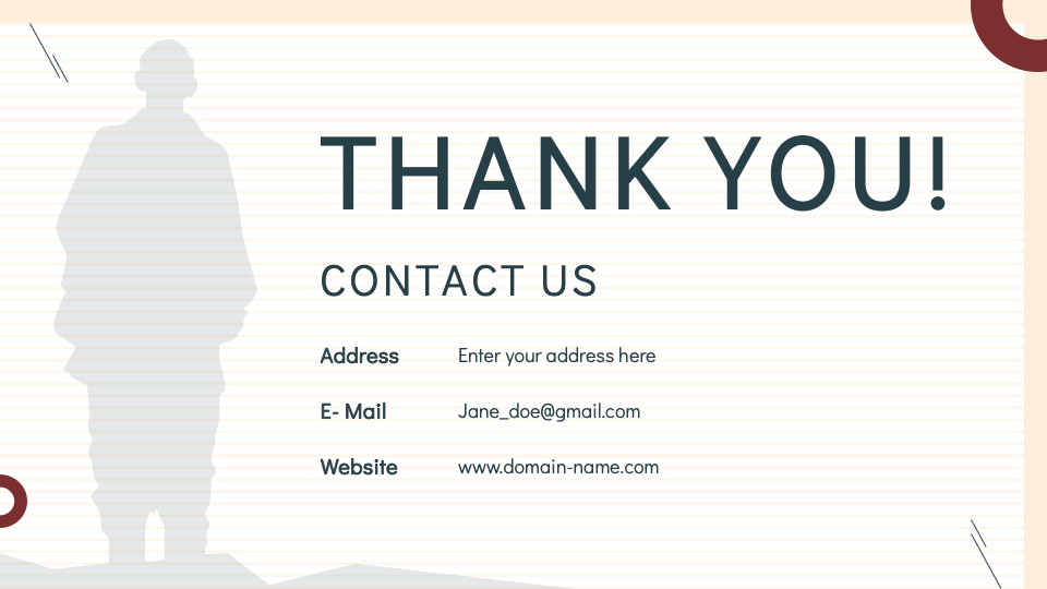 Free Statue of Unity Presentation Template for Google Slides and ...