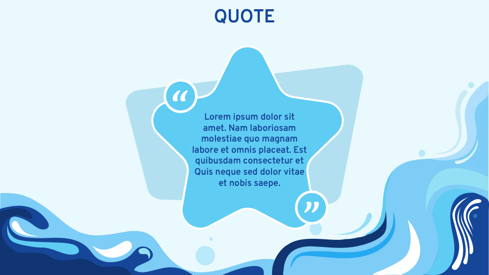 Ocean Waves Presentation Theme for PowerPoint and Google Slides - PPT ...