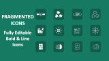 Fragmented Icons for Google Slides and PowerPoint