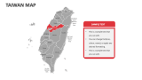 Taiwan Map for Google Slides and PowerPoint - PPT Slides