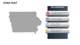 Iowa Map for Google Slides and PowerPoint - PPT Slides