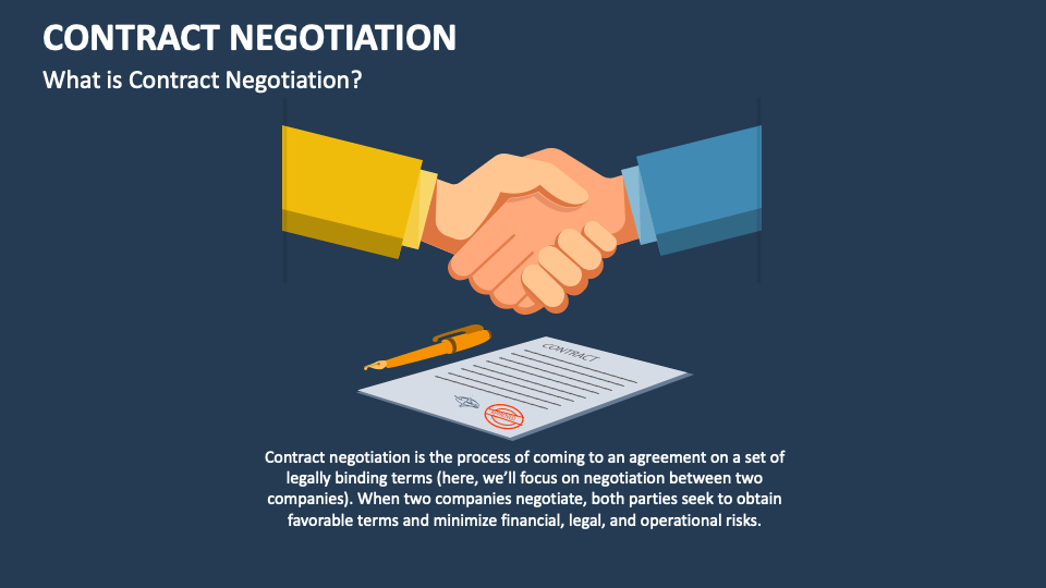Contract Negotiation PowerPoint and Google Slides Template - PPT Slides