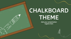 Free Chalkboard Theme for Google Slides and PowerPoint
