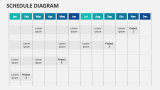 Schedule Diagram Template for PowerPoint and Google Slides - PPT Slides