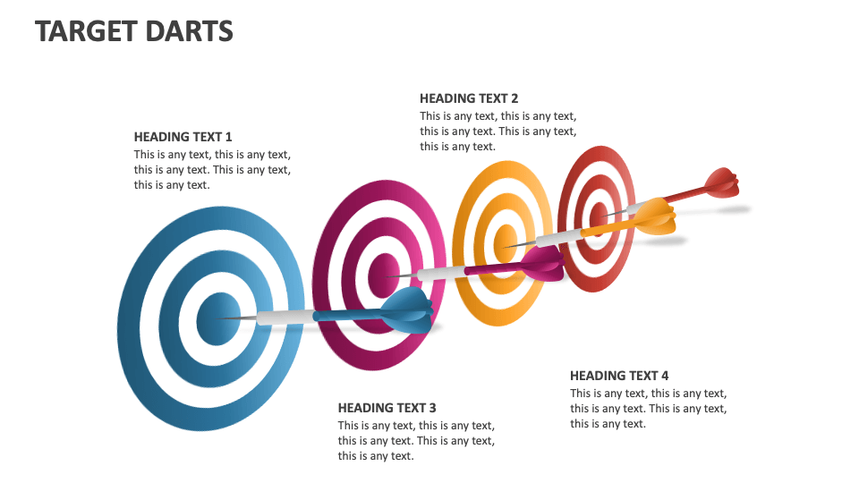 Target Darts Template for PowerPoint and Google Slides - PPT Slides