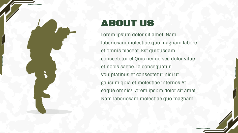 Free Soldier Theme for Google Slides and PowerPoint