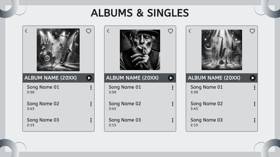Free Singer Portfolio Presentation Template for Google Slides and ...