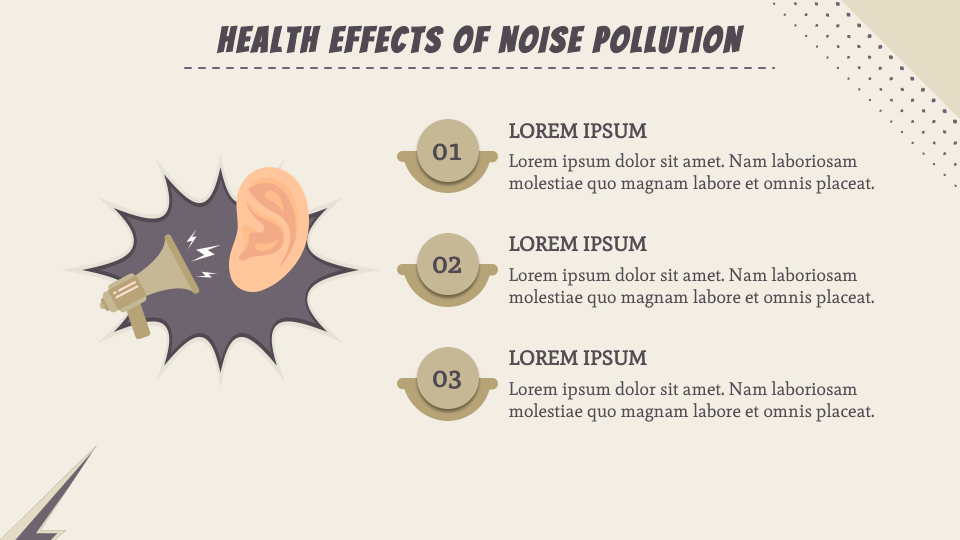 Free Noise Pollution Presentation Theme for Google Slides and PowerPoint