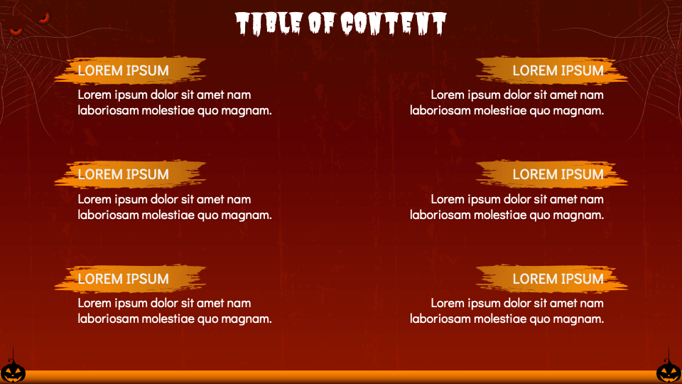 Scary Presentation Theme for Google Slides and PowerPoint - PPT Slides