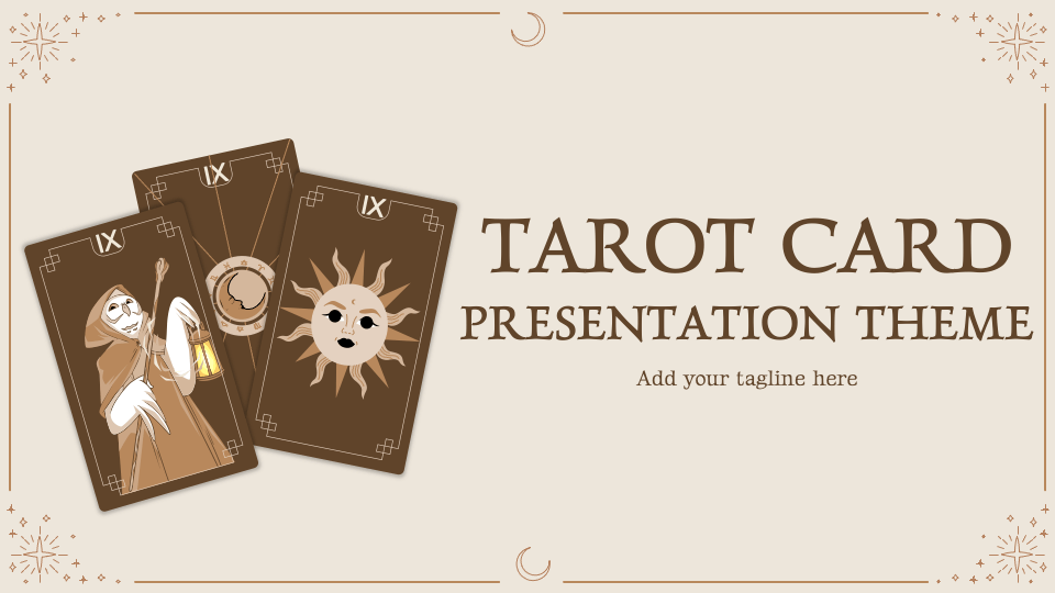 Free Tarot Card Presentation Theme for Google Slides and PowerPoint