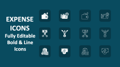 Expense Icons for Google Slides and PowerPoint