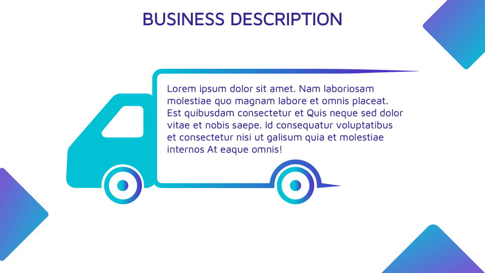 Logistics Business Plan Presentation for PowerPoint and Google Slides ...
