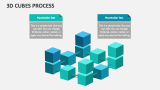 3D Cubes Process Template for PowerPoint and Google Slides - PPT Slides