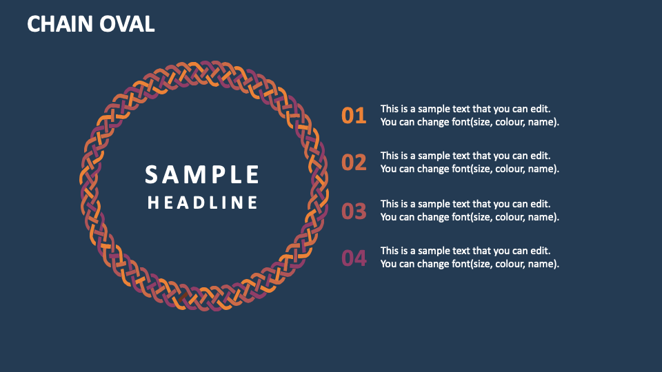 Chain Oval PowerPoint and Google Slides Template - PPT Slides