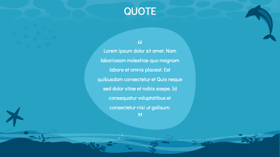 Free Sea Life Theme for Google Slides and PowerPoint