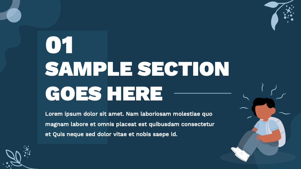 Free Childhood Trauma Theme for Google Slides and PowerPoint