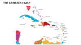 The Caribbean map for Google Slides and PowerPoint - PPT Slides
