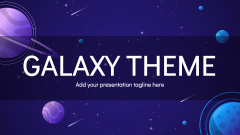 Free Galaxy Presentation Theme for Google Slides and PowerPoint