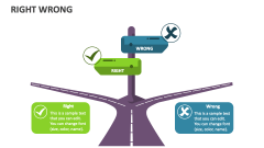 Right Wrong PowerPoint and Google Slides Template - PPT Slides