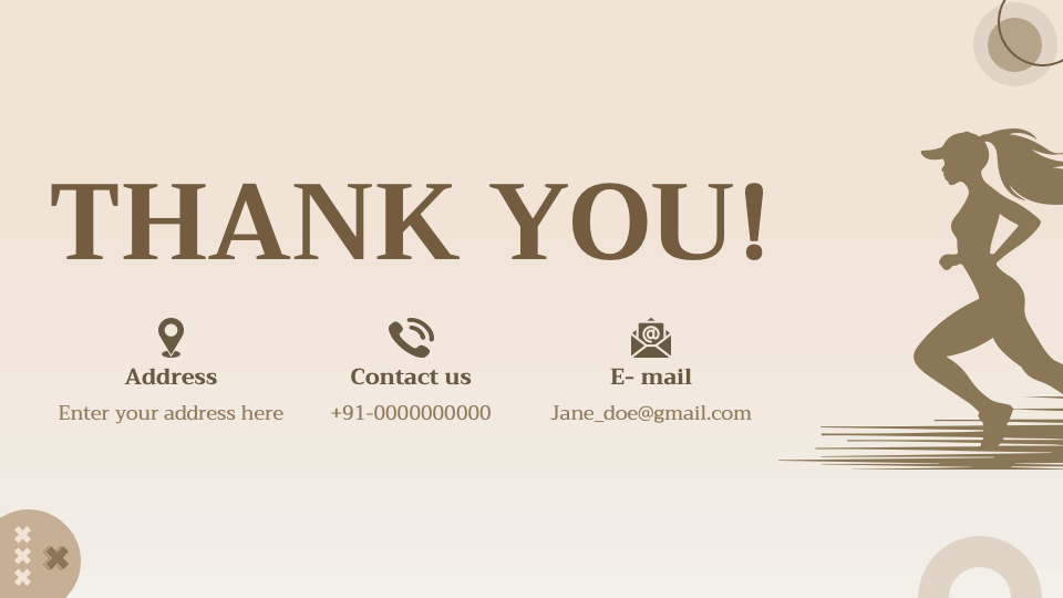 Free Marathon Presentation Theme for Google Slides and PowerPoint