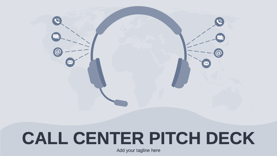 Call Center Pitch Deck for PowerPoint and Google Slides - PPT Slides
