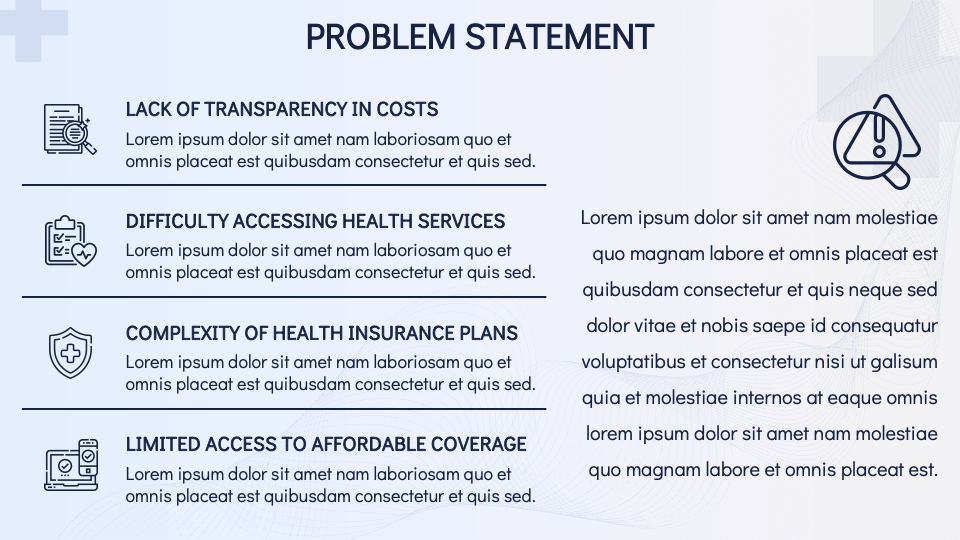 Health Insurance App Pitch Deck for Google Slides and PowerPoint - PPT ...
