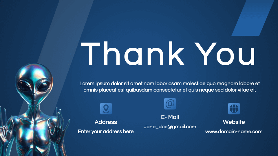 Free Aliens Presentation Theme for Google Slides and PowerPoint