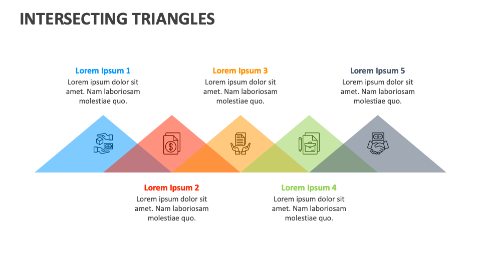 Intersecting Triangles Template for Google Slides and PowerPoint - PPT ...