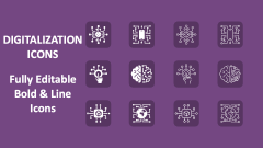 Digitalization Icons for Google Slides and PowerPoint
