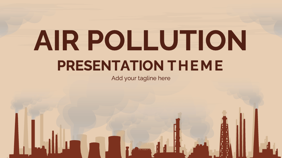 Free Air Pollution Theme for Google Slides and PowerPoint