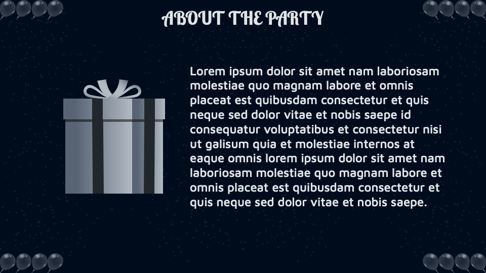 Free 18th Birthday Presentation Template for Google Slides and PowerPoint