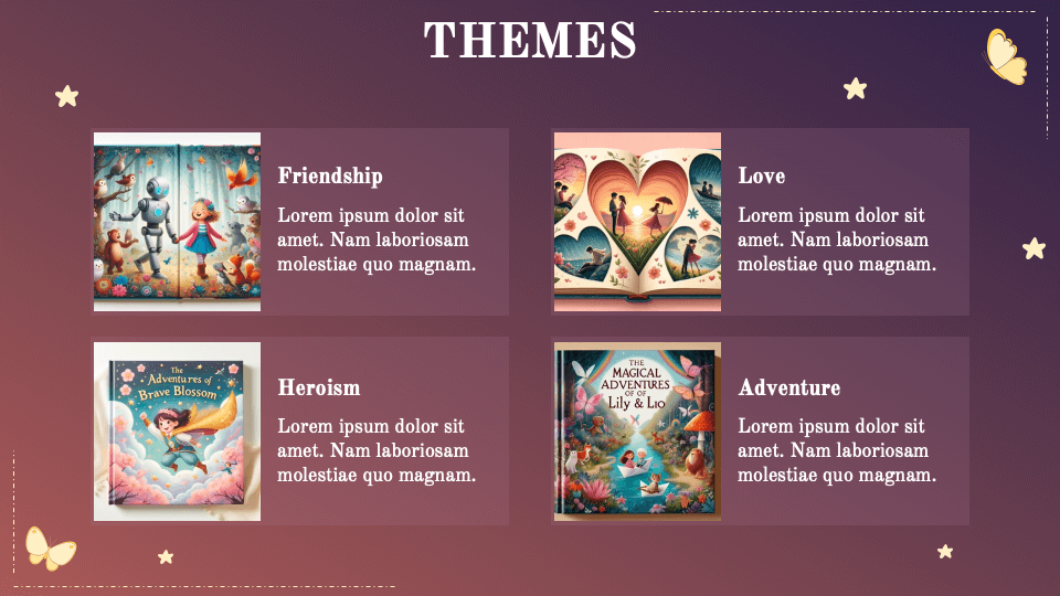 Free Story Books Presentation Theme for Google Slides and PowerPoint