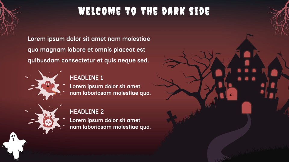 Free - Spine-Chilling Horror Presentation Theme for Google Slides and ...
