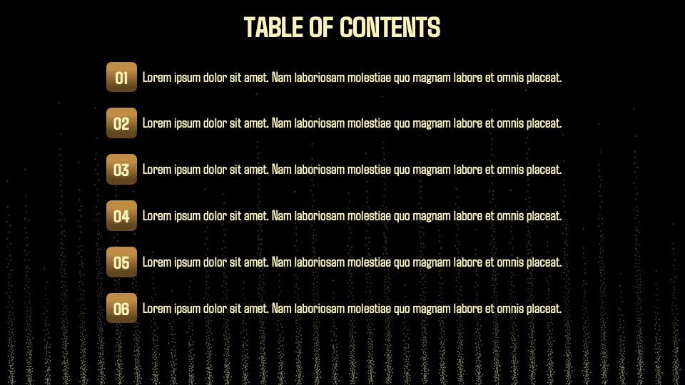 Free Glitter Background Presentation Theme for Google Slides and PowerPoint