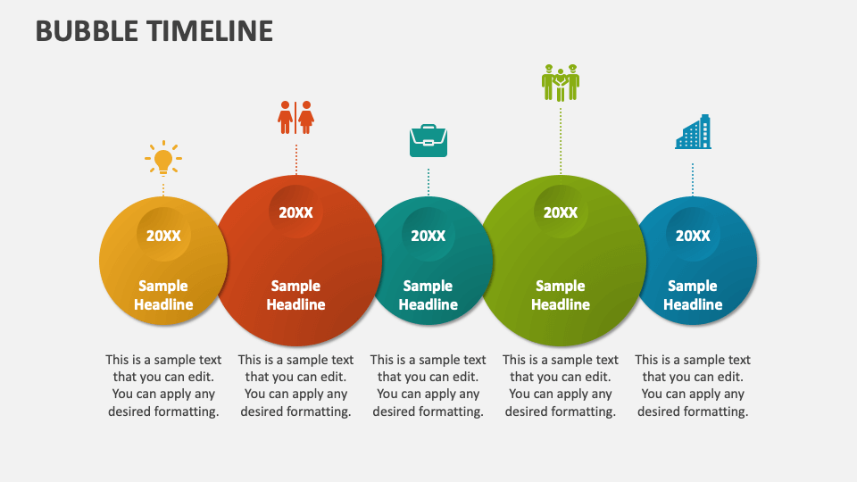 Bubble Timeline PowerPoint and Google Slides Template - PPT Slides