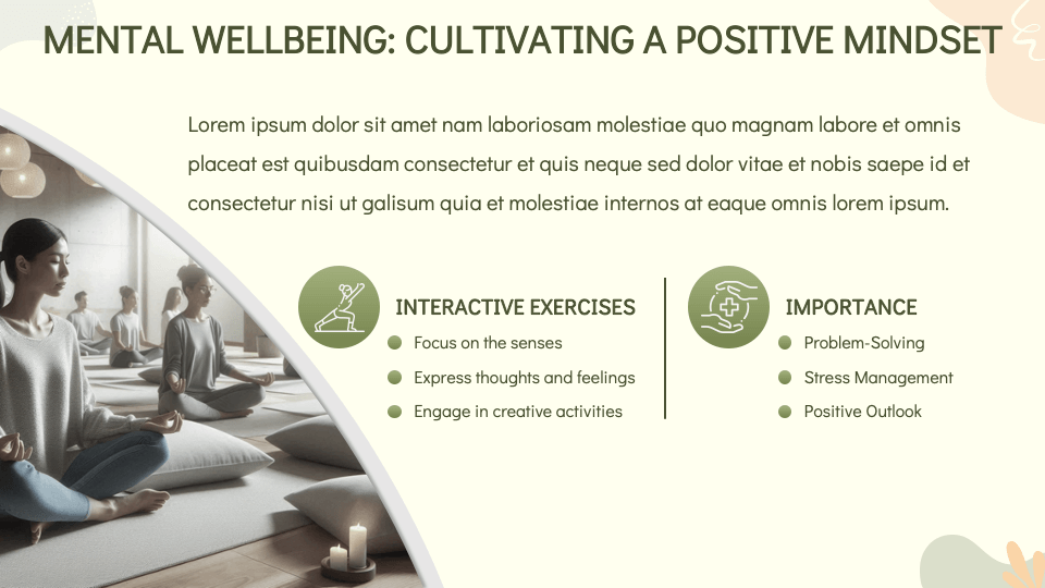 Free - Health and Wellbeing Workshop Template for Google Slides and ...