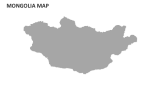 Mongolia Map for Google Slides and PowerPoint - PPT Slides