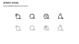 Sprint Icons for Google Slides and PowerPoint